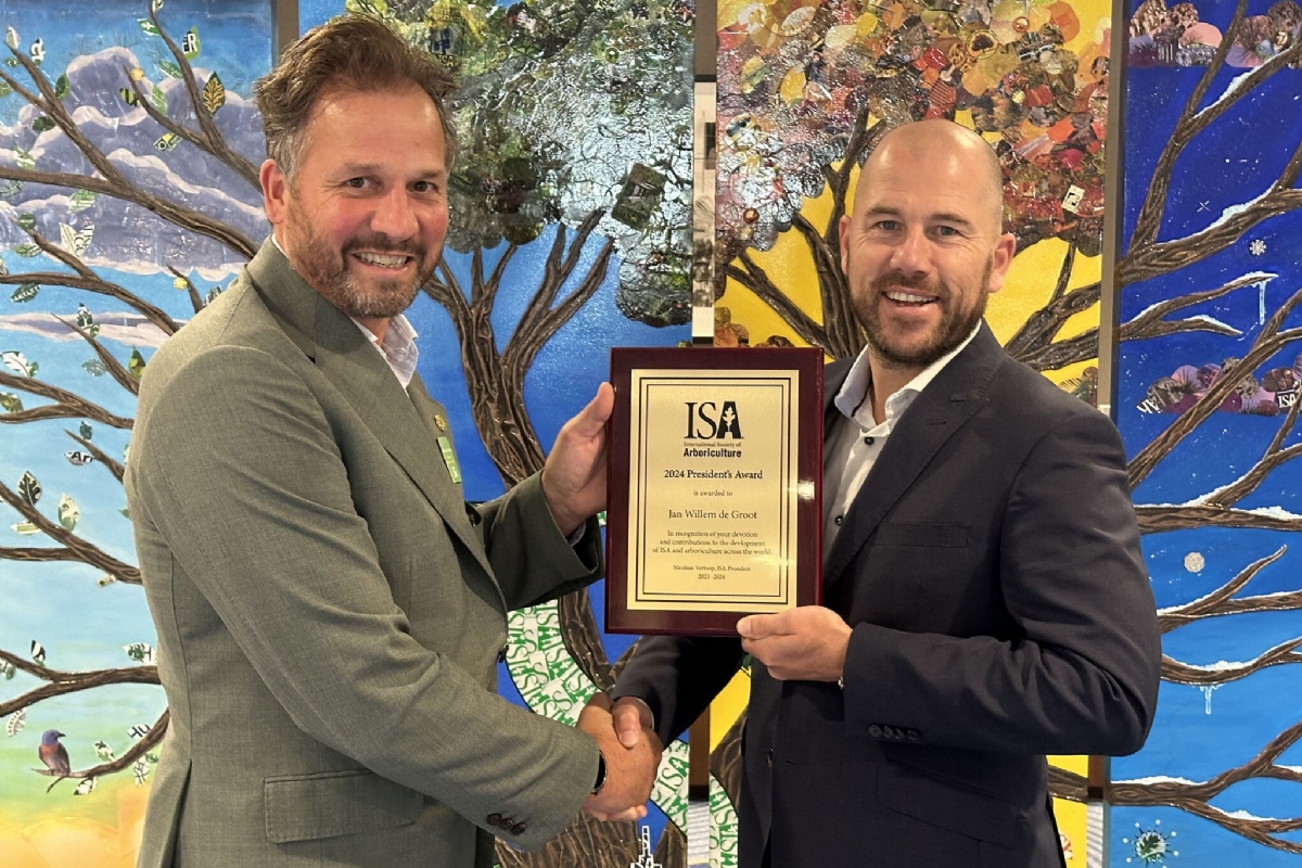 Jan Willem de Groot ontvangt 2024 President's Award op ISA ...